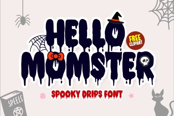 Hello Momster Font - Free Font