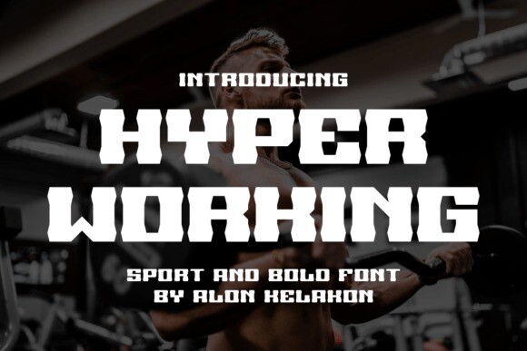 Hyper Working Font - Free Font
