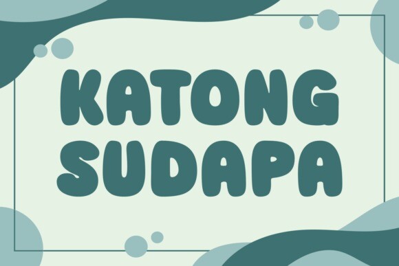 Katong Sudapa Font - Free Font