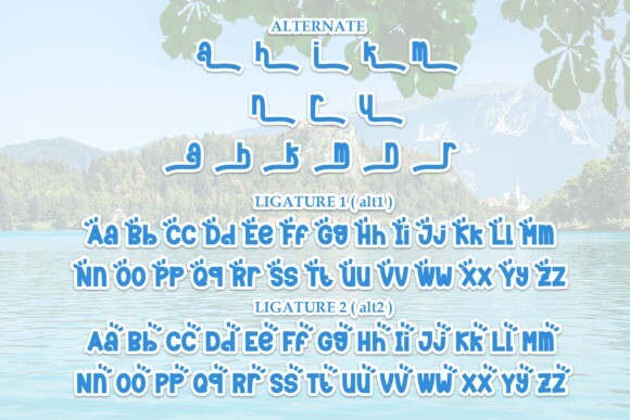 Lake Azure Font - Free Font