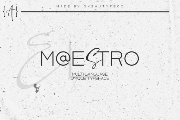 Maestro Typeface - Free Font
