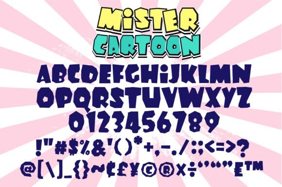 Mister Cartoon Font - Free Font