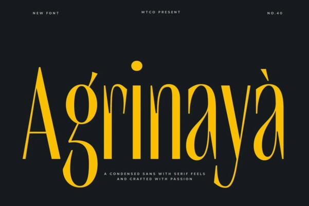 MTC Agrinaya Font - Free Font