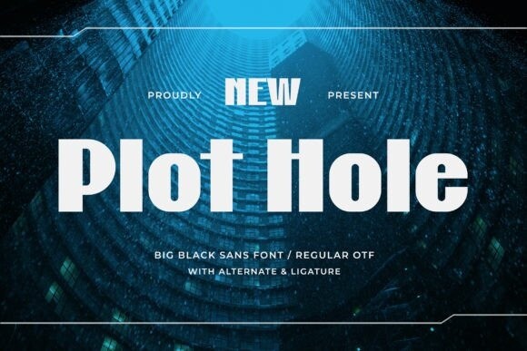 Plot Hole Font - Free Font