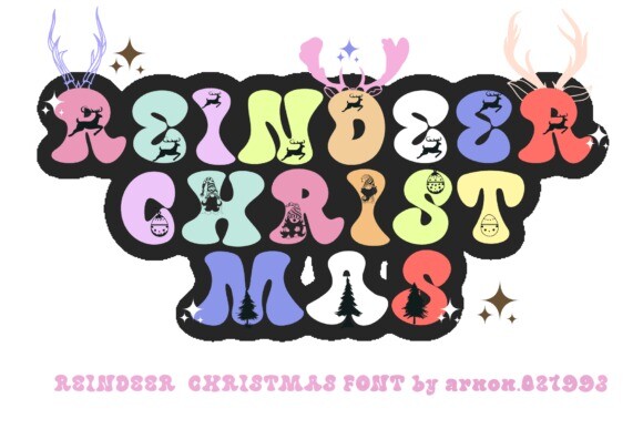 Reindeer Christmas Font - Free Font