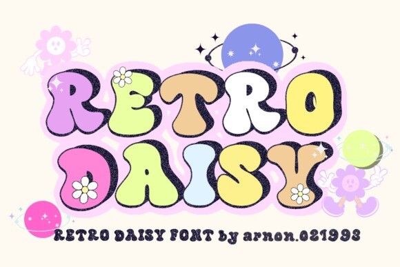 Retro Daisy Font - Free Font