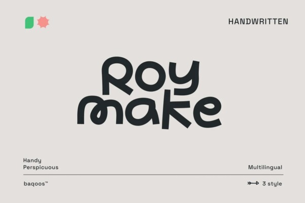 Roy Make Font - Free Font