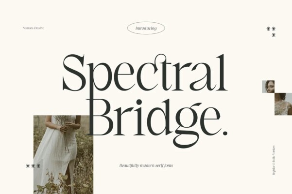 Spectral Bridge Font - Free Font