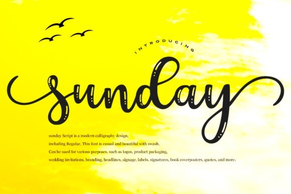 Sunday Script Font - Free Font