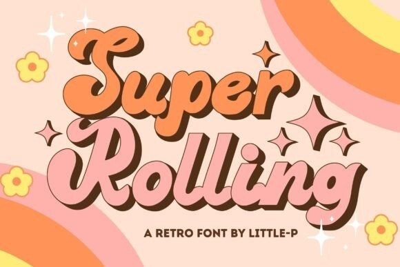 Super Rolling Font - Free Font