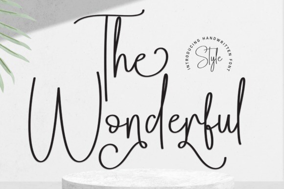The Wonderful Font - Free Font