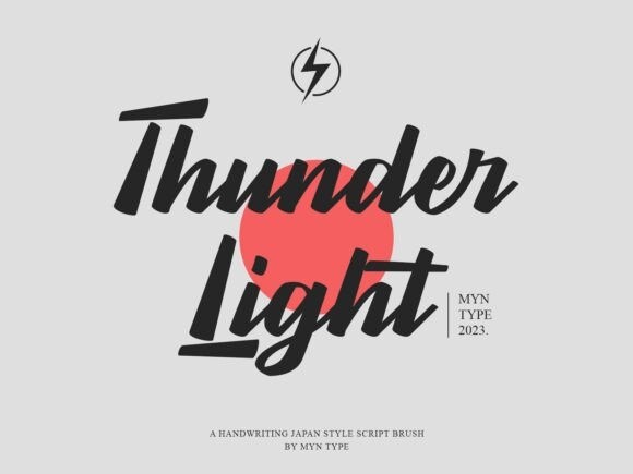 Thunder Light Font - Free Font