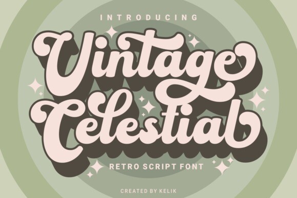 Vintage Celestial Font - Free Font