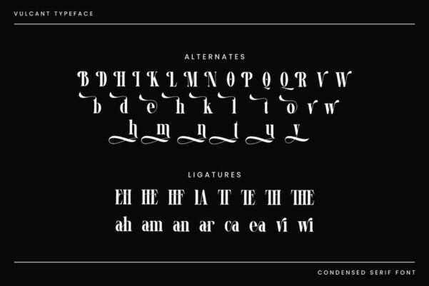 Vulcant Font - Free Font