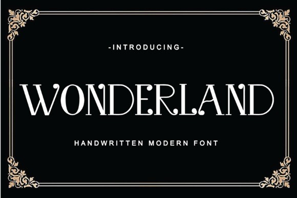 Wonderland Typeface - Free Font