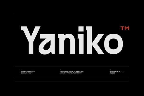 Yaniko Font - Free Font