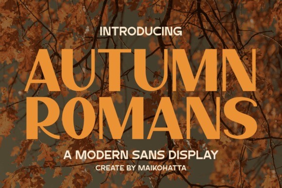 Autumn Romans Font - Free Font
