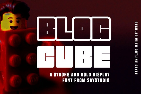 Blog Cube Font - Free Font