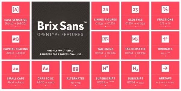 Brix Sans Font - Free Font