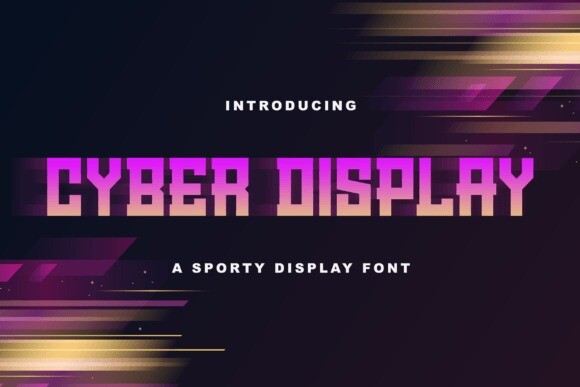 Cyber Display Font - Free Font
