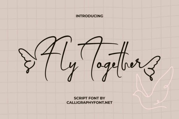 Fly Together Font - Free Font
