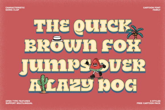 Going Clap Font - Free Font