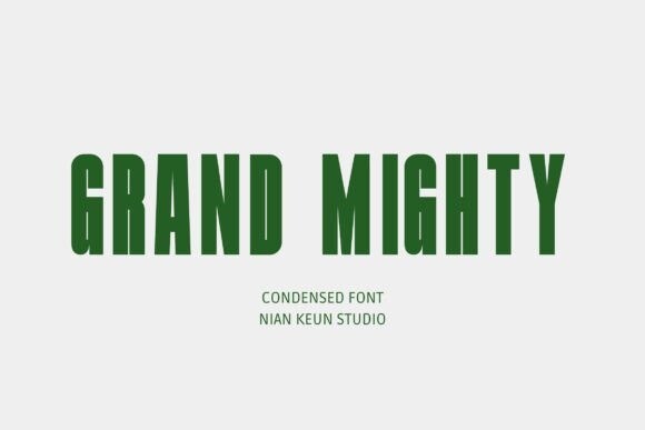 Grand Mighty Font - Free Font