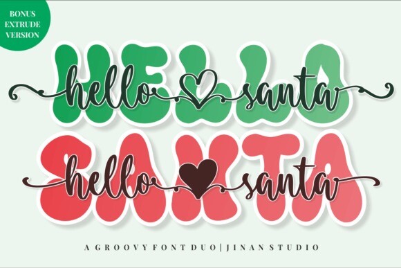 Hello Santa Font Duo - Free Font