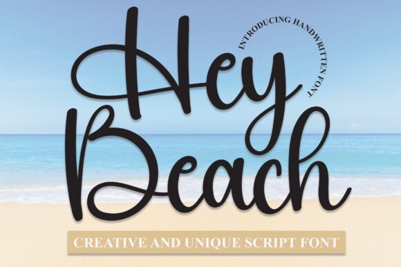 Hey Beach Font - Free Font
