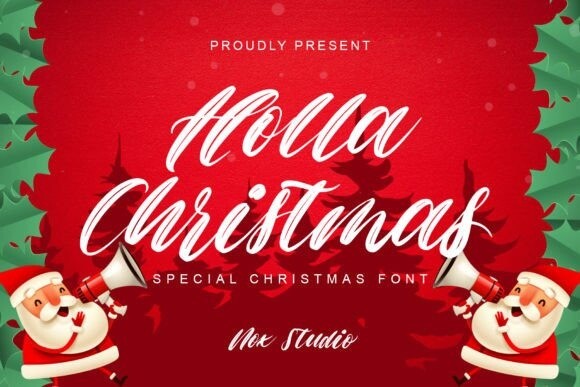 Holla Christmas Font - Free Font