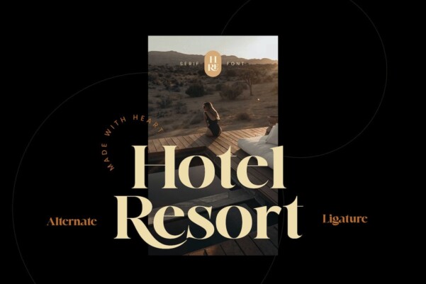 Hotel Resort Font - Free Font