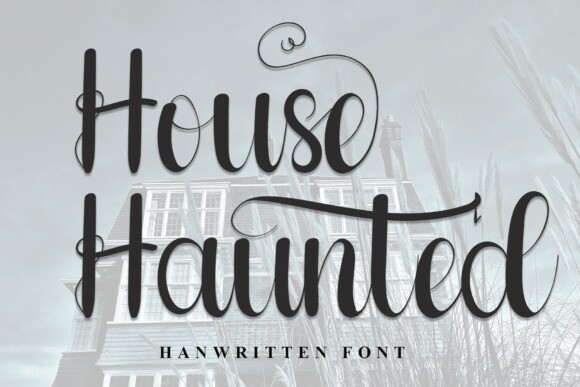 House Haunted Font - Free Font