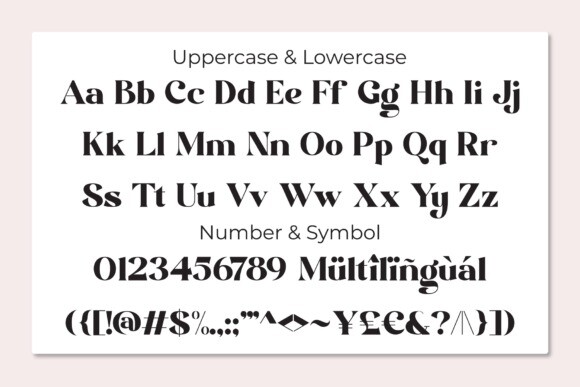 Modern Negra Font - Free Font
