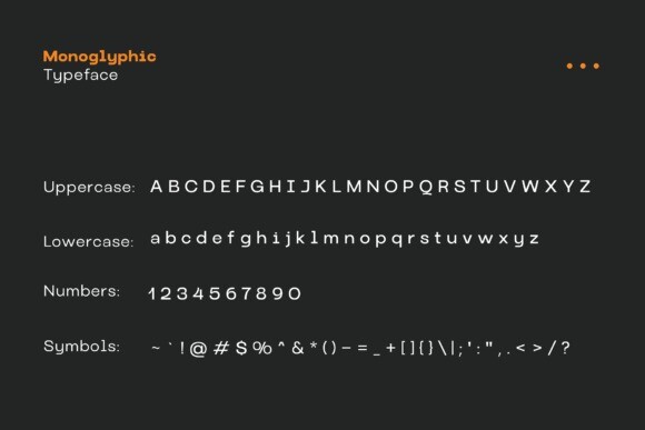 Monoglyphic Font - Free Font