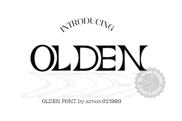 Olden Font - Free Font