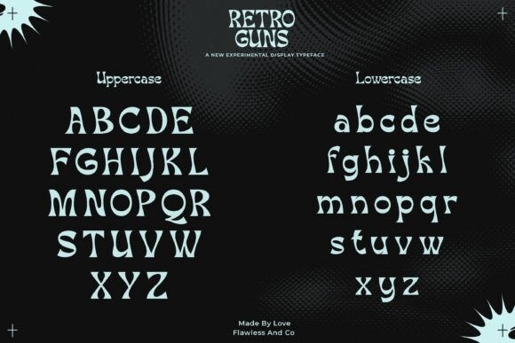 Retro Guns Font - Free Font