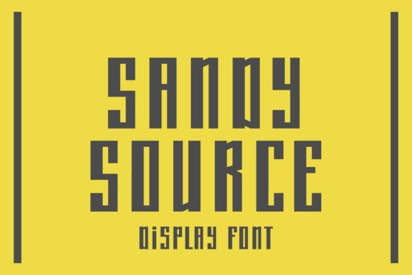 Sandy Source Font - Free Font
