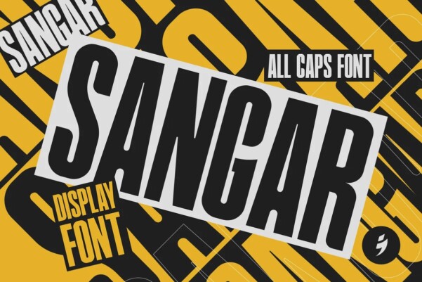 Sangar Font - Free Font