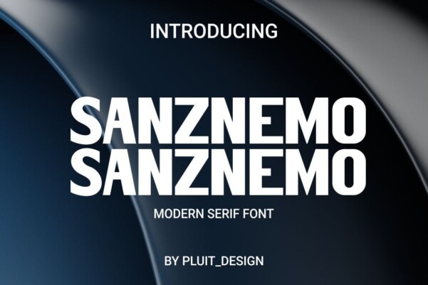 Sanznemo Font - Free Font