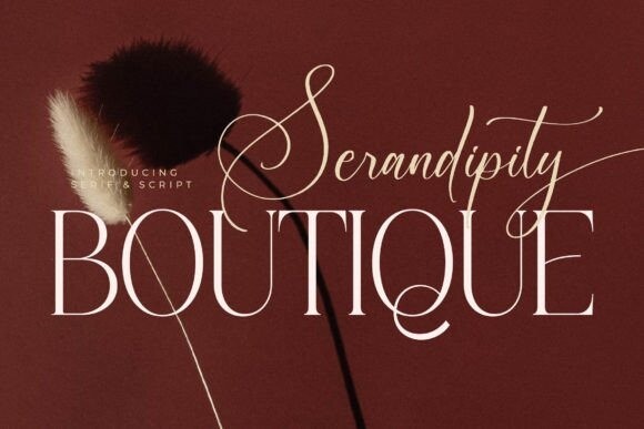 Serandipity Boutique Font Duo - Free Font