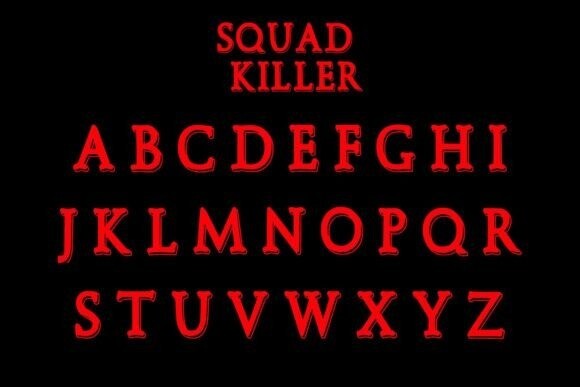 Squad Killer Font - Free Font