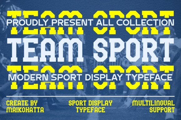 Team Sport Font - Free Font