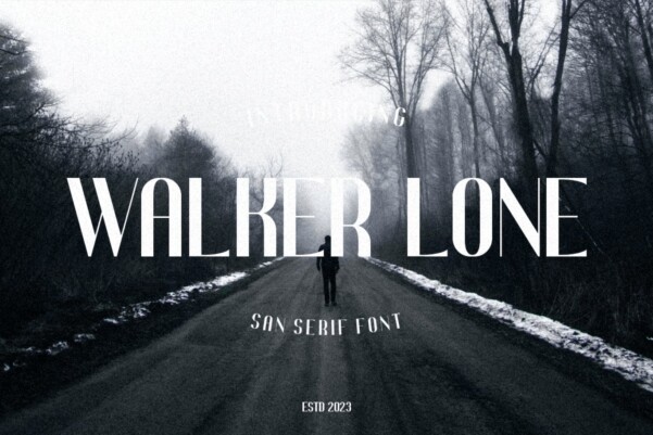 Walker Lone Font - Free Font