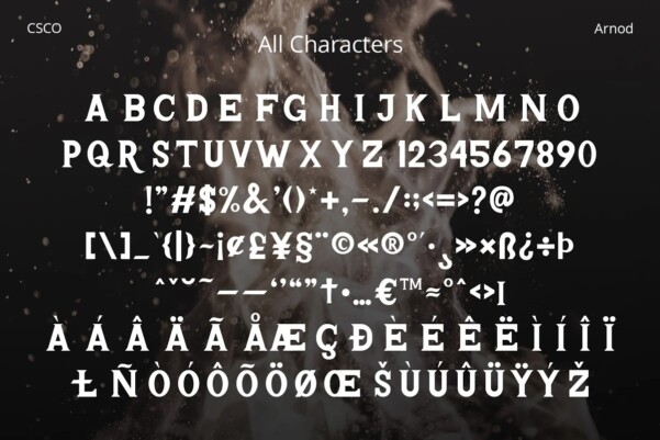 Arnod Font - Free Font