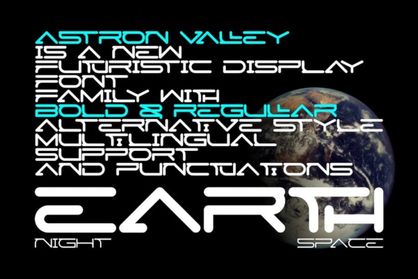 Astron Valley Font - Free Font