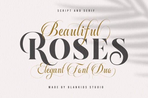 Beautiful Roses Font - Free Font