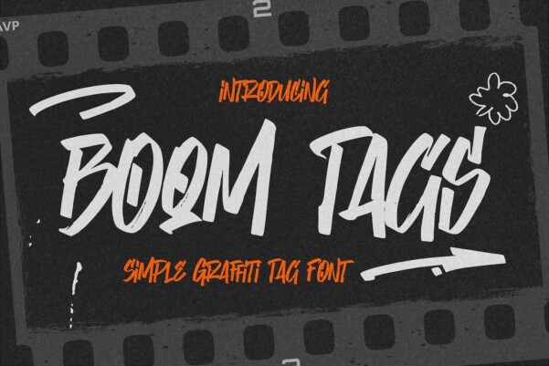 Boom Tags Font - Free Font