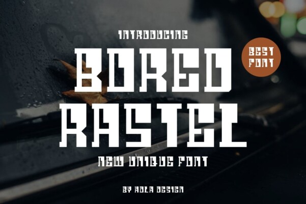 Bored Rastel Font - Free Font