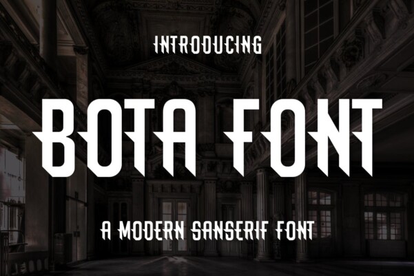 Bota Font - Free Font