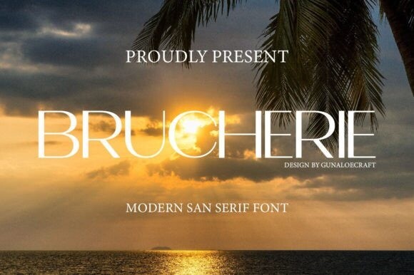 Brucherie Font - Free Font